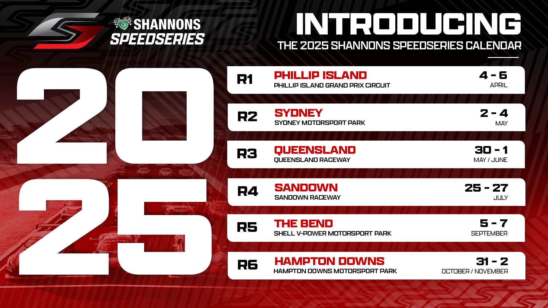 Next chapter of the Shannons SpeedSeries - Motorsport Australia