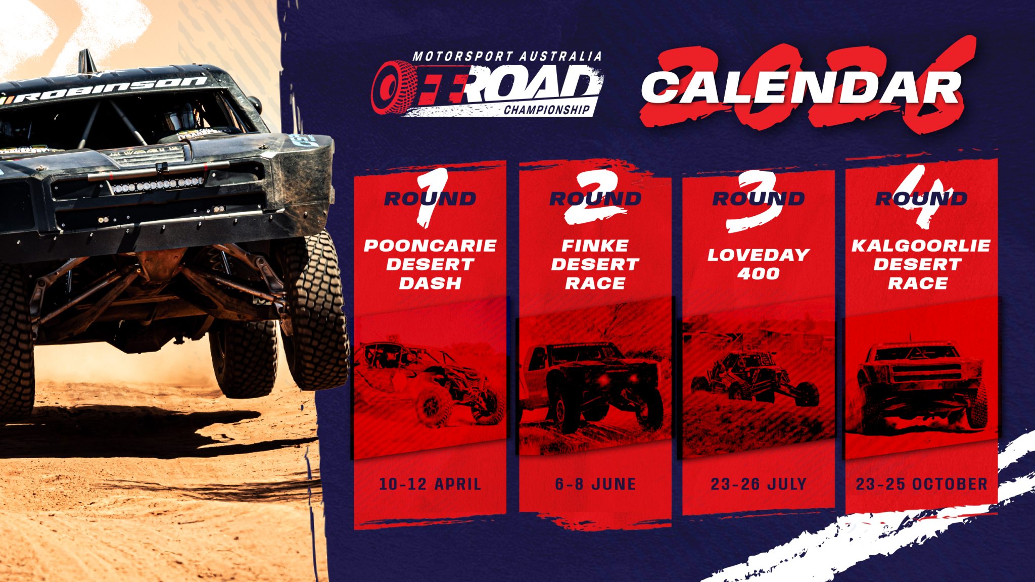 The 45th Motorsport Australia Off Road Championship calendar announced ...